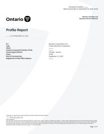 Canada Business Registry Search — Official Company Documents ...