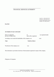 Cyprus Certificate Of Good Standing